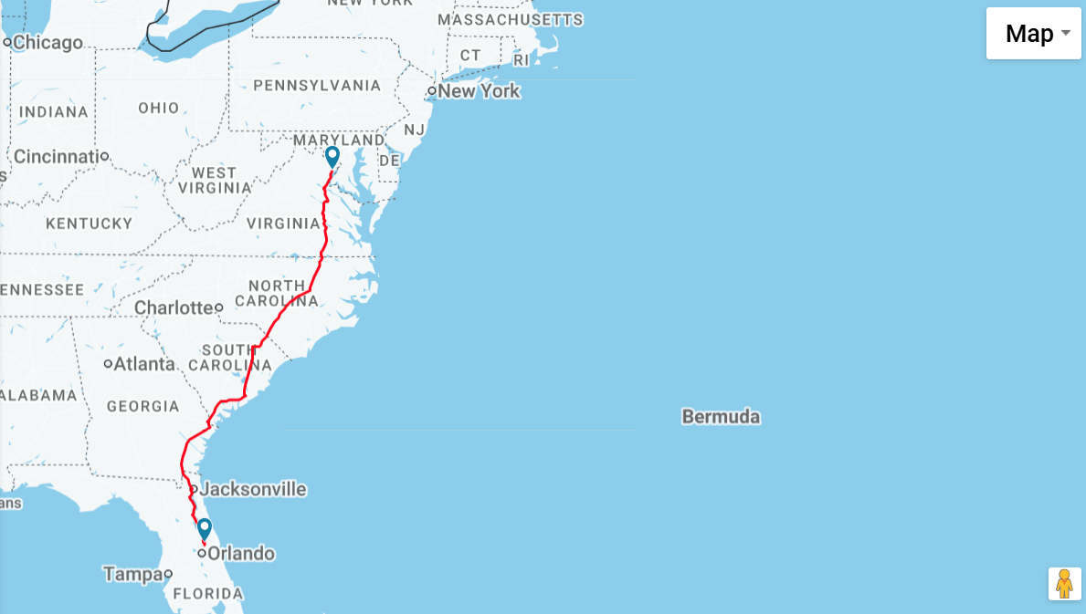 Amtrak Auto Train Price | Ticket from $89, Vehicle Rates, Route Map
